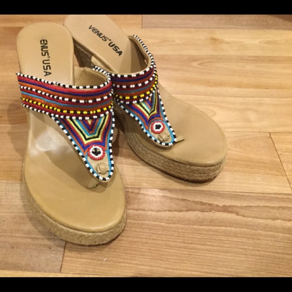 VENUS | Shoes | Venus Multi Color Wedges | Poshmark